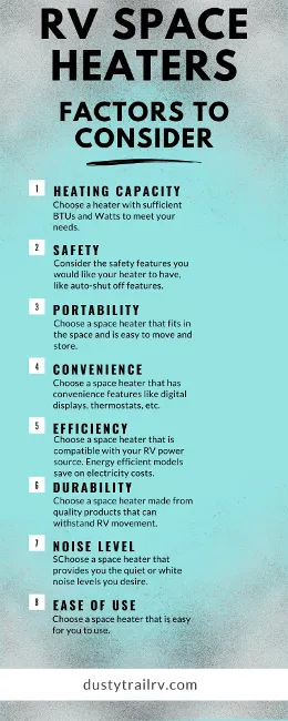 The Best Space Heater For RVs: Safest RV Heaters 2024 - Dusty Trail RV